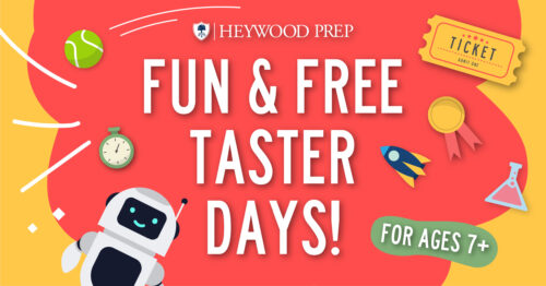 Tailor your taster day! - Heywood Prep Corsham